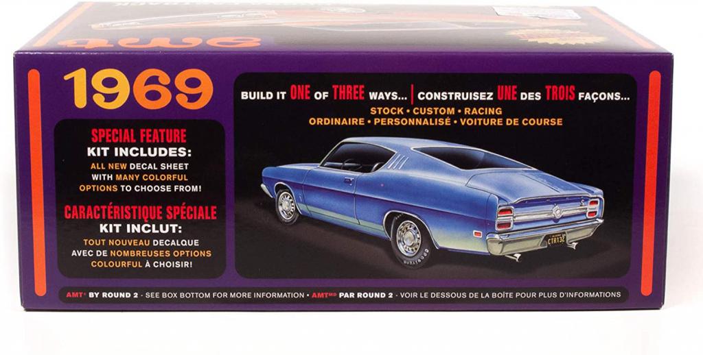 1969 Ford Torino Cobra Fastback 1:25 Model Kit