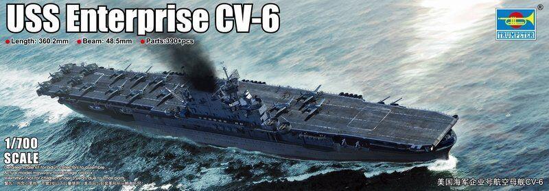 USS Enterprise CV-6 1:700 Model Kit